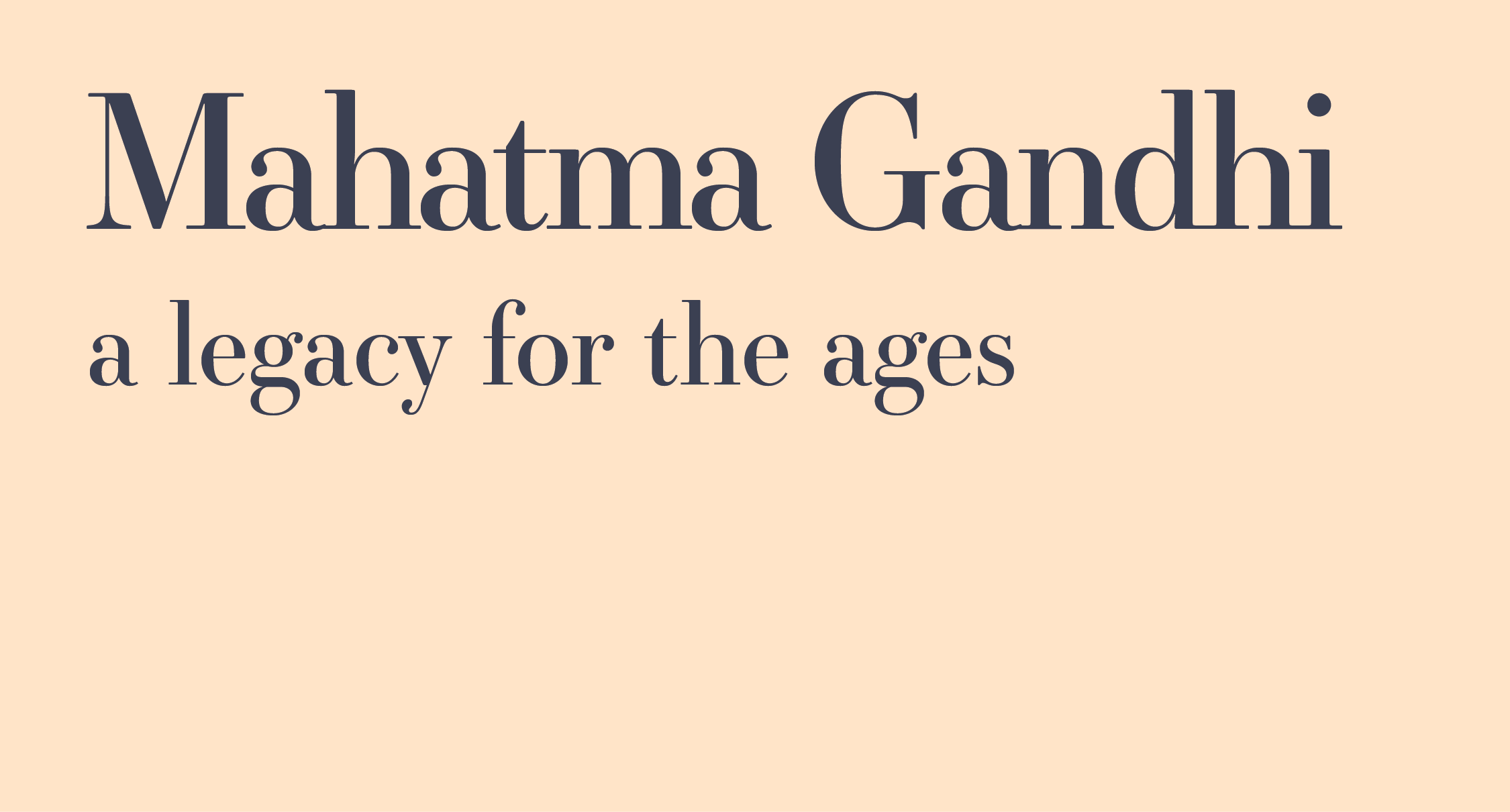 Just arrived: A superb Mahatma Gandhi signature