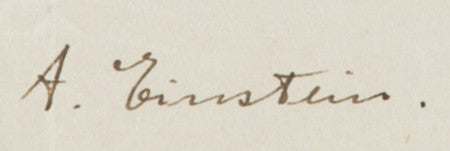Albert Einstein’s handwriting & autograph: under the magnifying glass