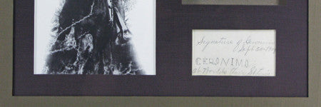 Apache leader Geronimo's autograph sells for $10,000
