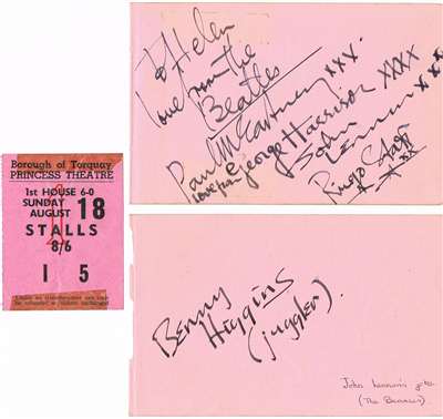 Musician Autographs & Signatures