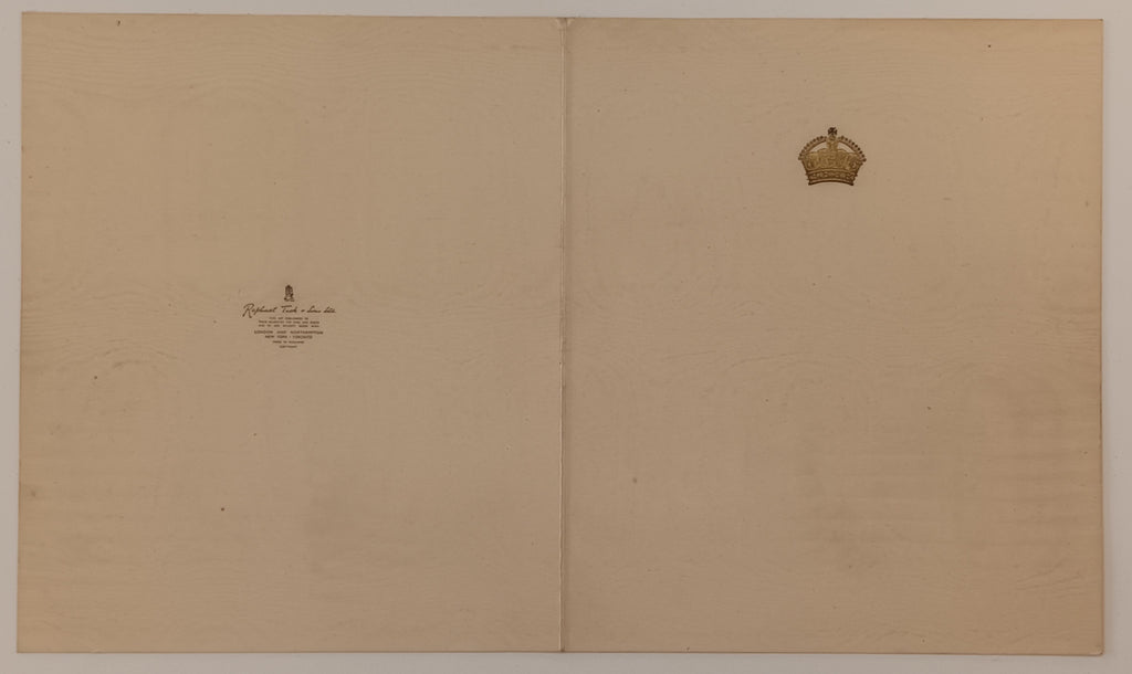 King George VI and Queen Mother 1949 signed Christmas card