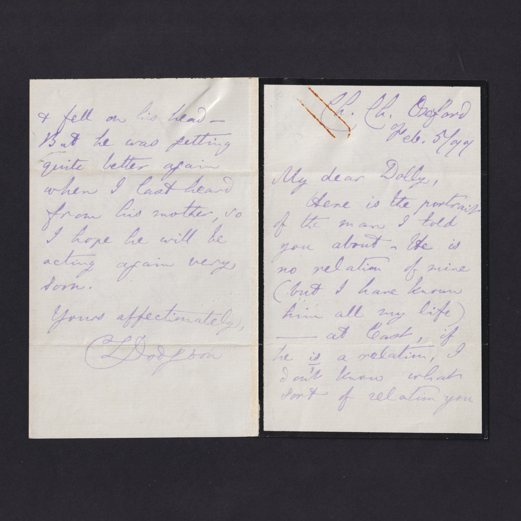 Lewis Carroll Autograph