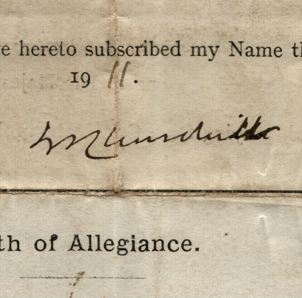 Winston Churchill Signed Document and Original Press Photographs