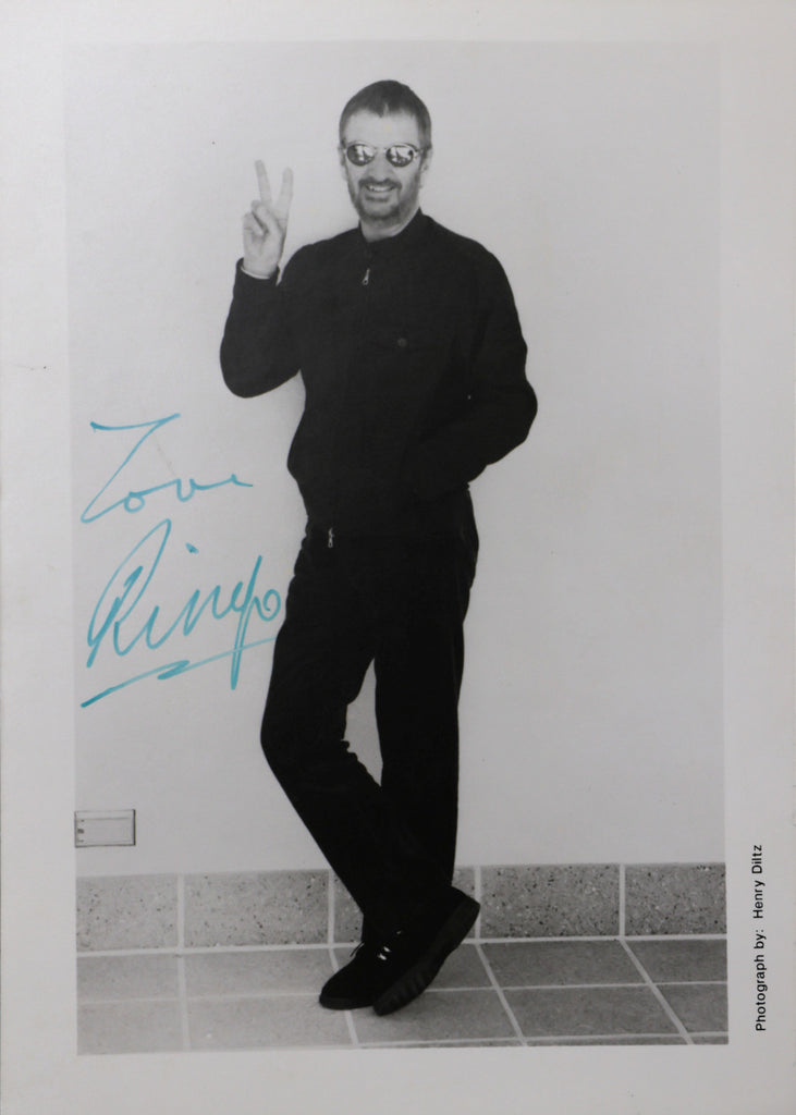 Ringo Starr Signed Photograph