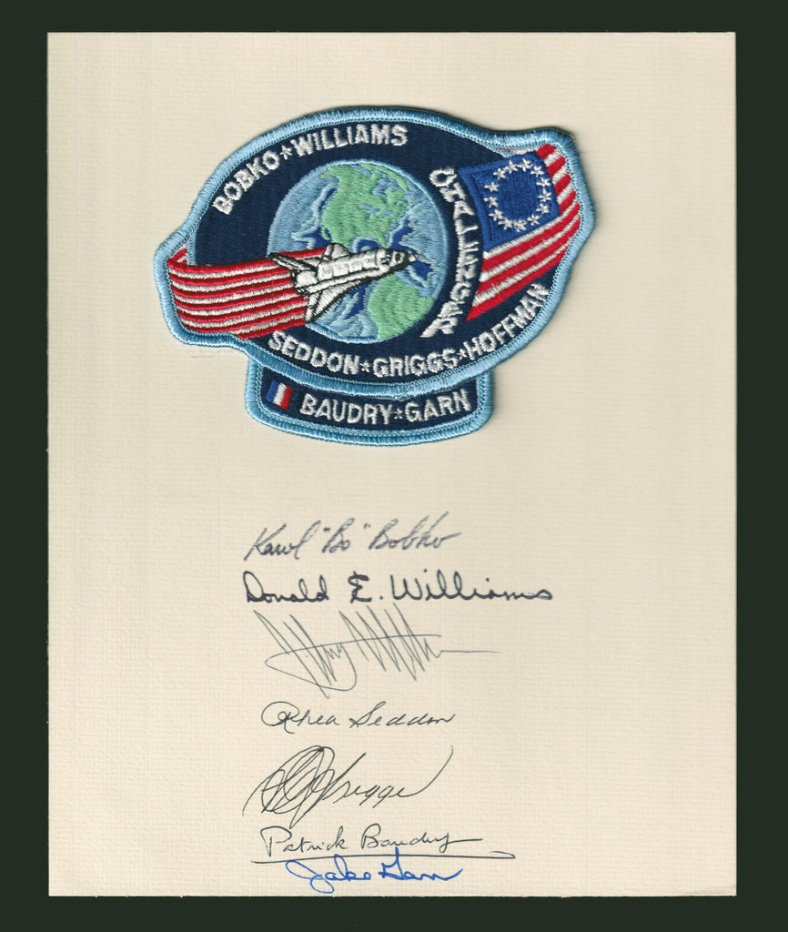 Space Shuttle Crew Signatures and mission patches