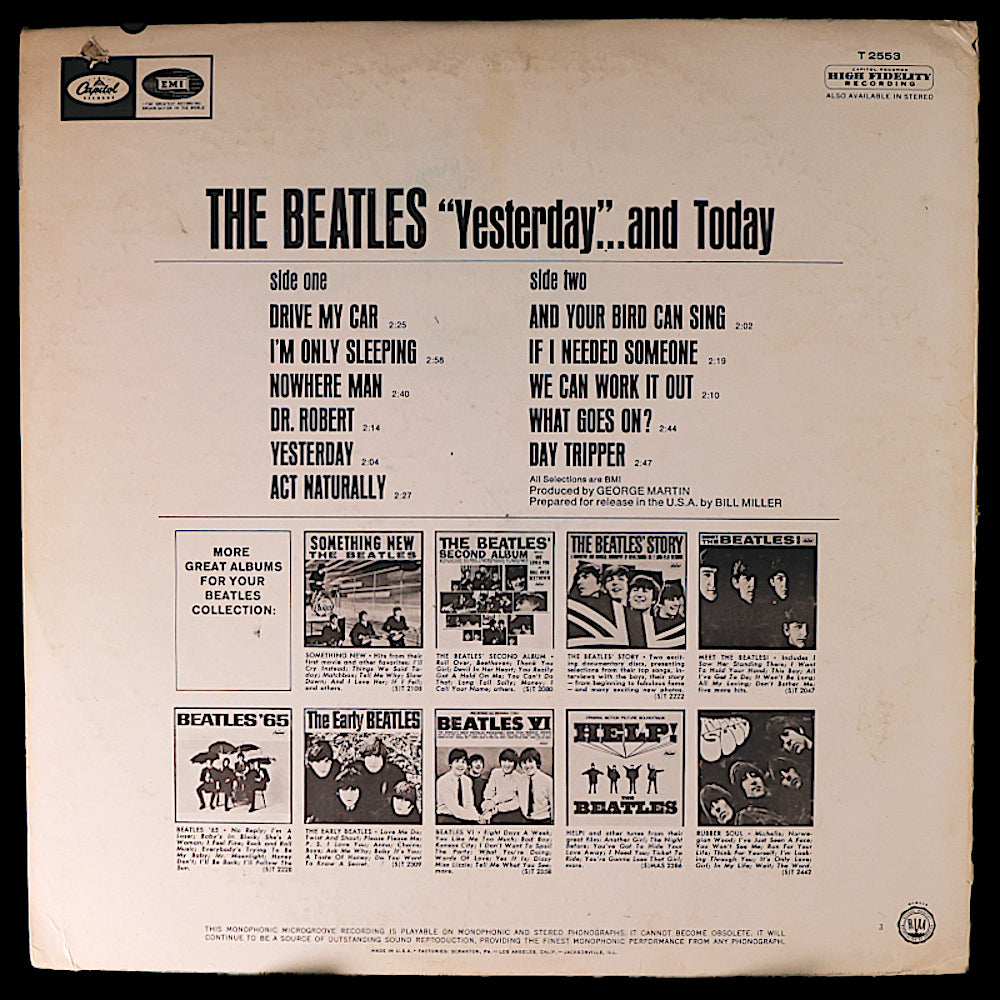 Beatles 'Yesterday and Today' Butcher Cover Album