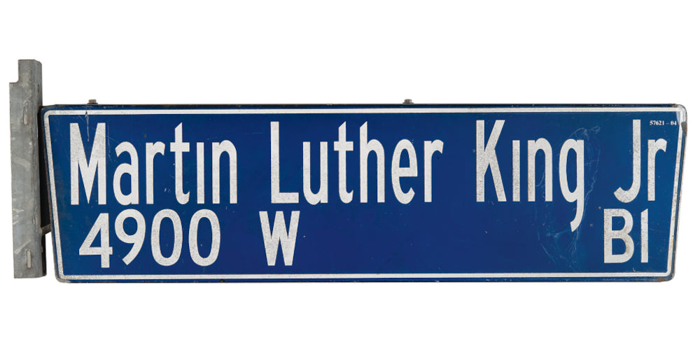 Martin Luther King, Jr. Boulevard Street Sign