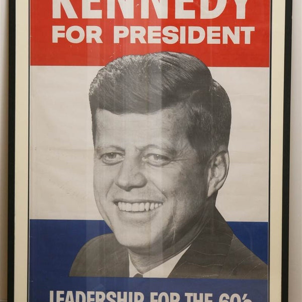 1960 John F Kennedy Campaign Poster Appeals To America