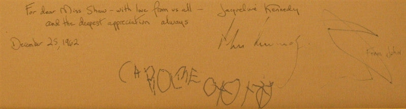 John F Kennedy (JFK) Autograph
